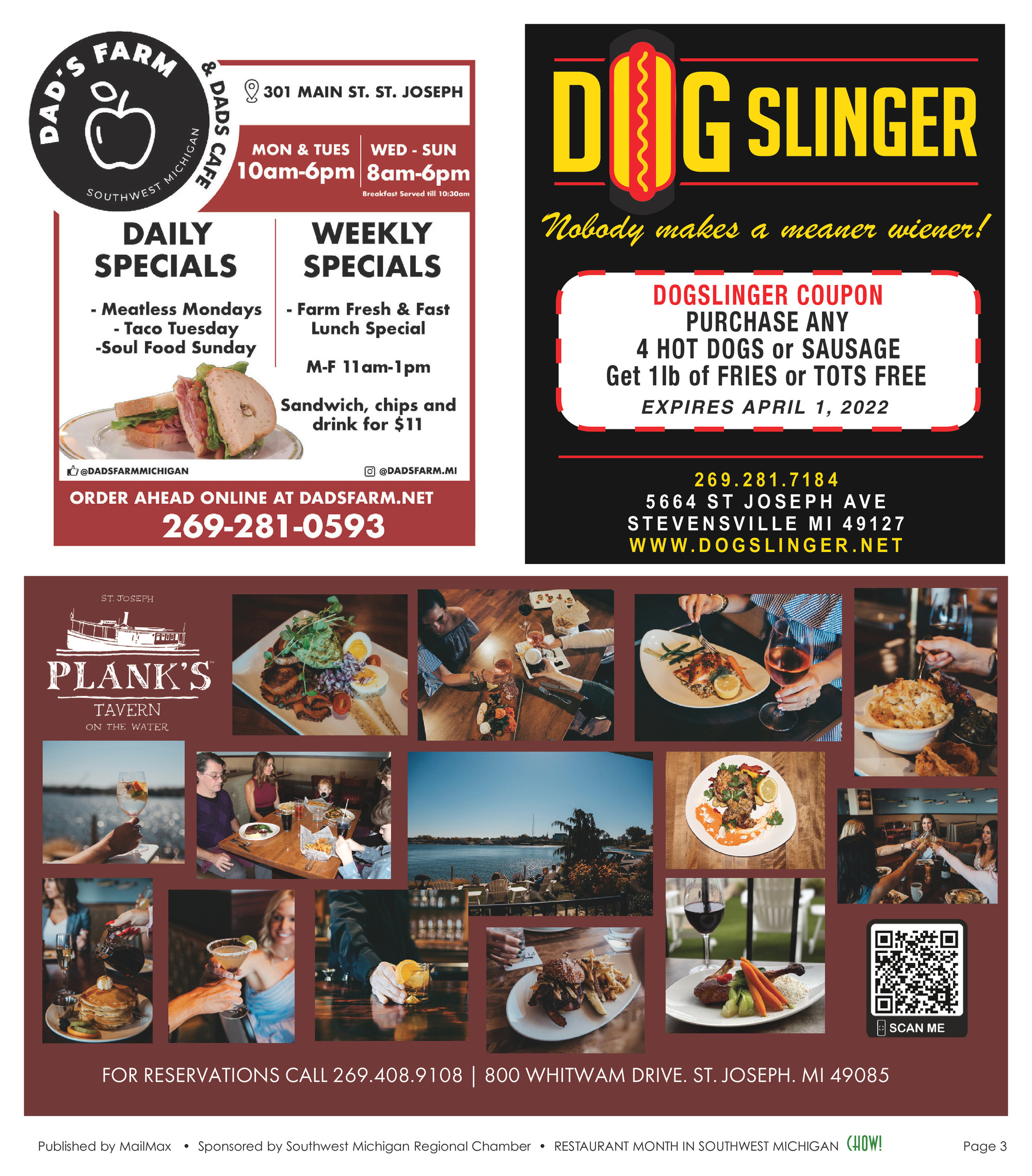 MailMax - Special Sections - CHOW! - Volume 4 - March 2022