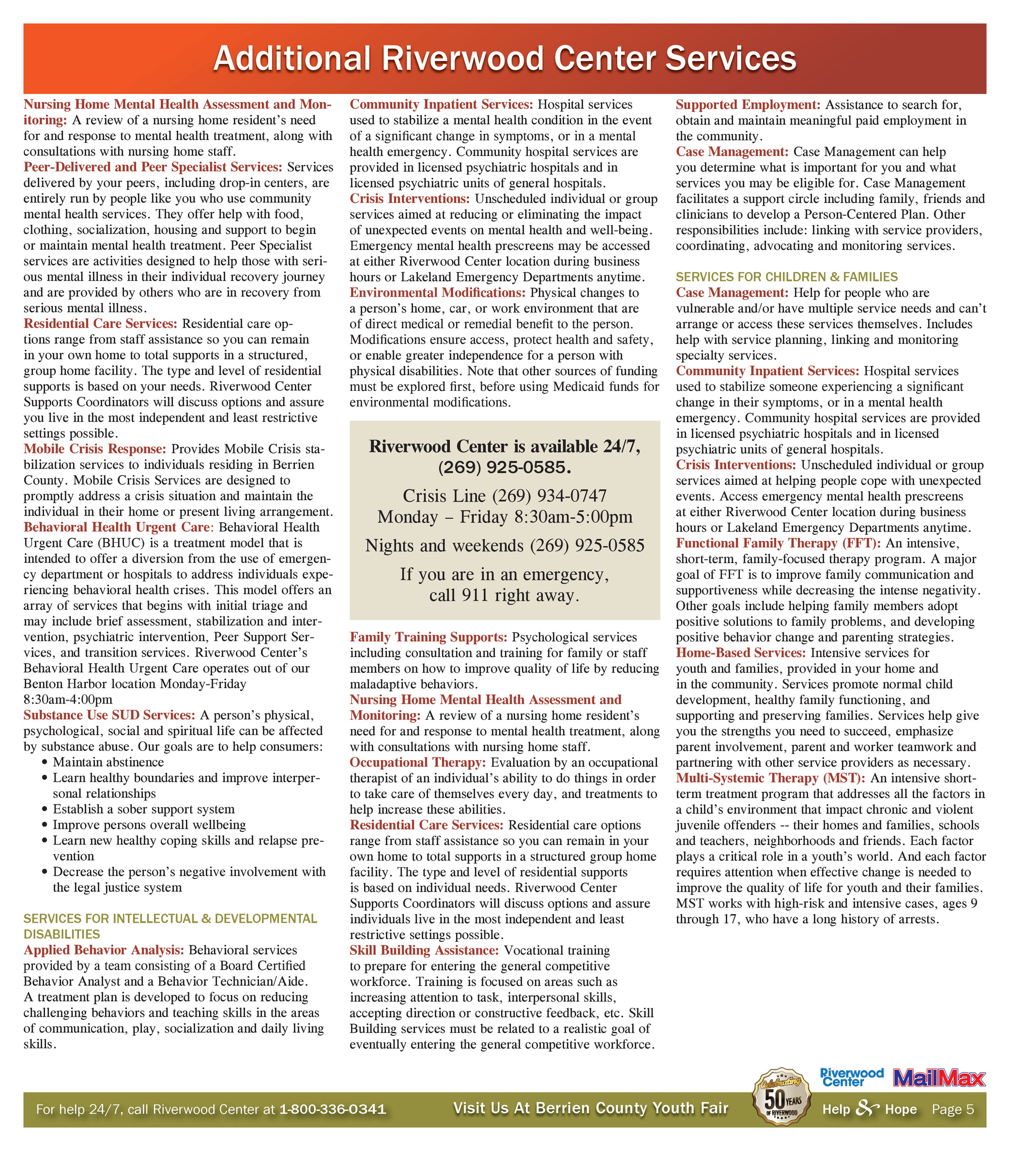 MailMax - Special Sections - Help & Hope - May 2025